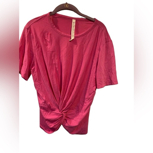 lululemon athletica | Tops | 36 Lululemon Short Sleeve Knot Front Top Size 8 | Poshmark